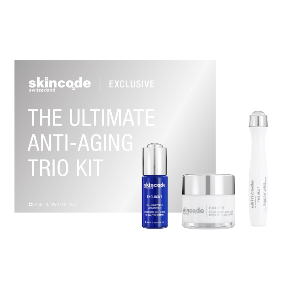 Набор для ухода за лицом SKINCODE The Ultimate Anti-Aging Trio Kit ...